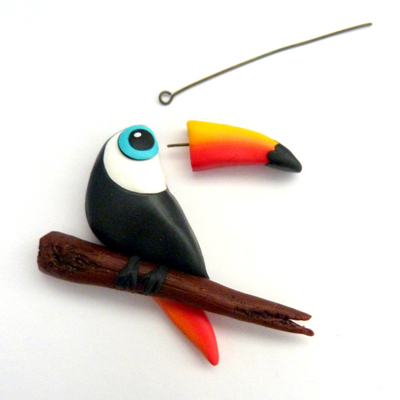 Toucan pâte polymère