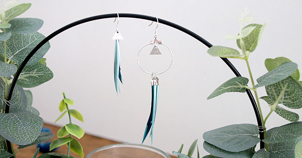 feather earring ideas