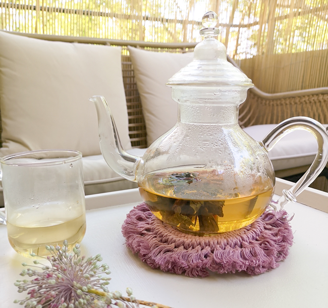 Macramé coasters and trivets