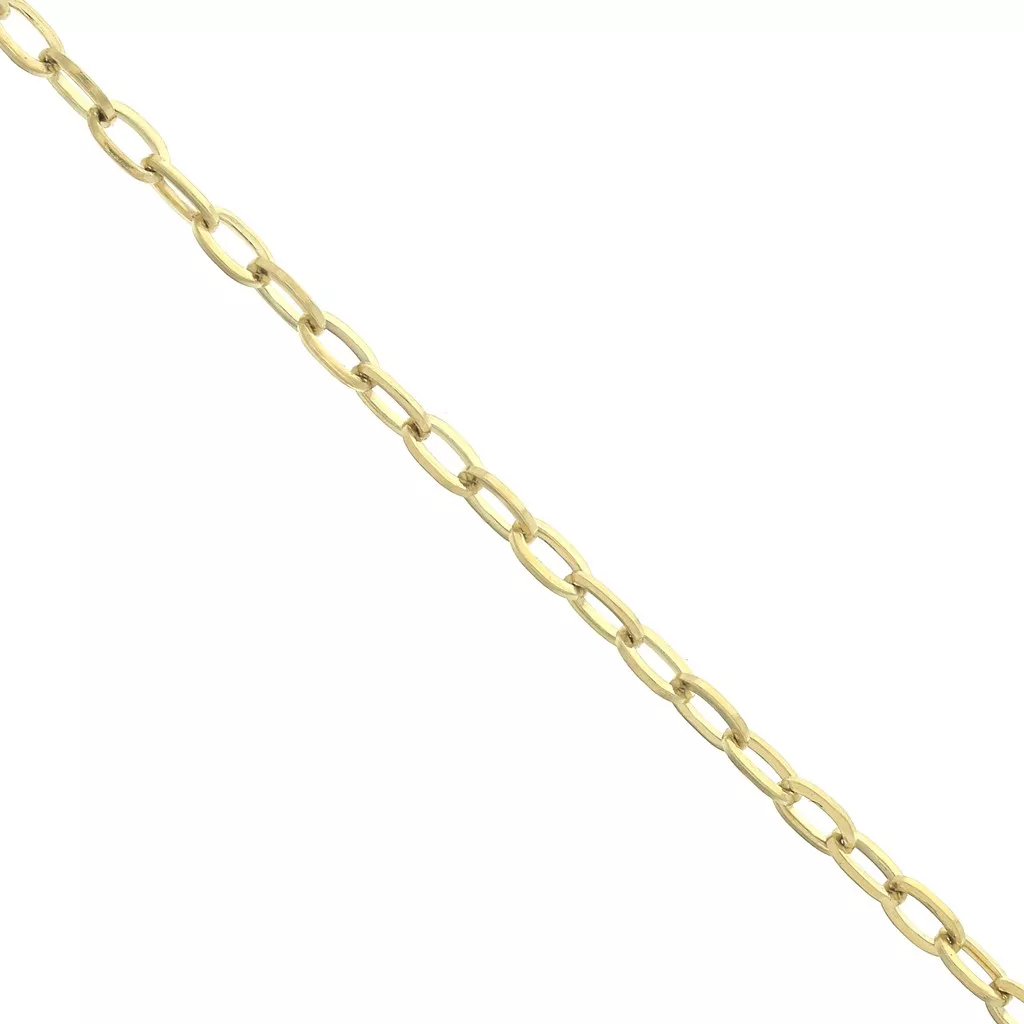 2.1mm Stainless Steel 316L Rectangular cable mesh chain - Gold Tone ...