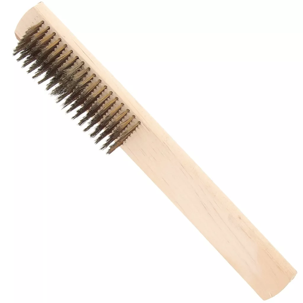 File holder - Carding brush - 23 cm in wood - Natural x1 - Perles & Co