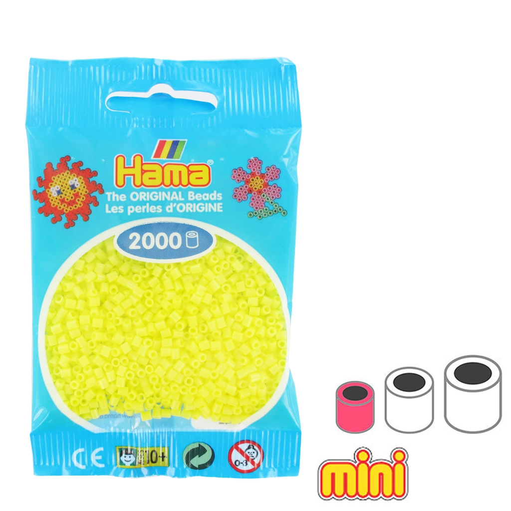 Hama Mini Multi beads Pastel yellow (n°43) x2000 - Perles & Co