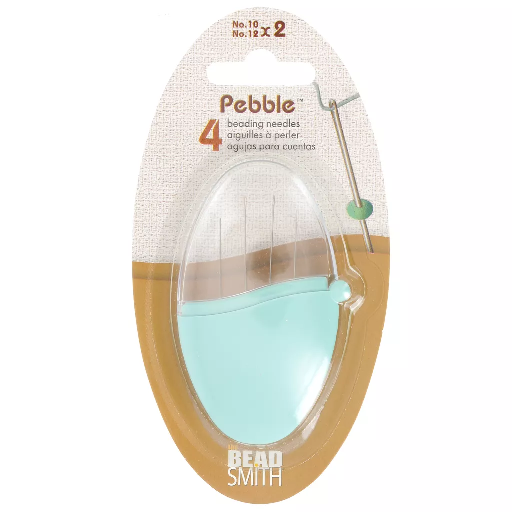 Beading needles n°10 and n°12 - Pebbles - Steel x4 - Perles & Co
