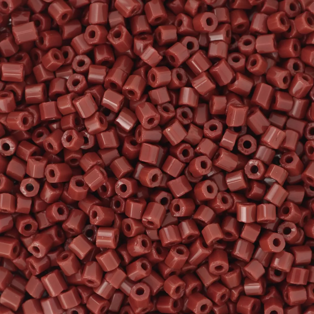 Preciosa Seed beads Two Cuts 11/0 2 mm - Opaque Light Chocolate x20g ...