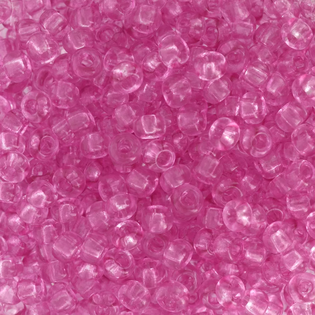 Preciosa Seed beads 8/0 - 3 mm - Solgel - Pink 2 Dyed Crystal x20g ...