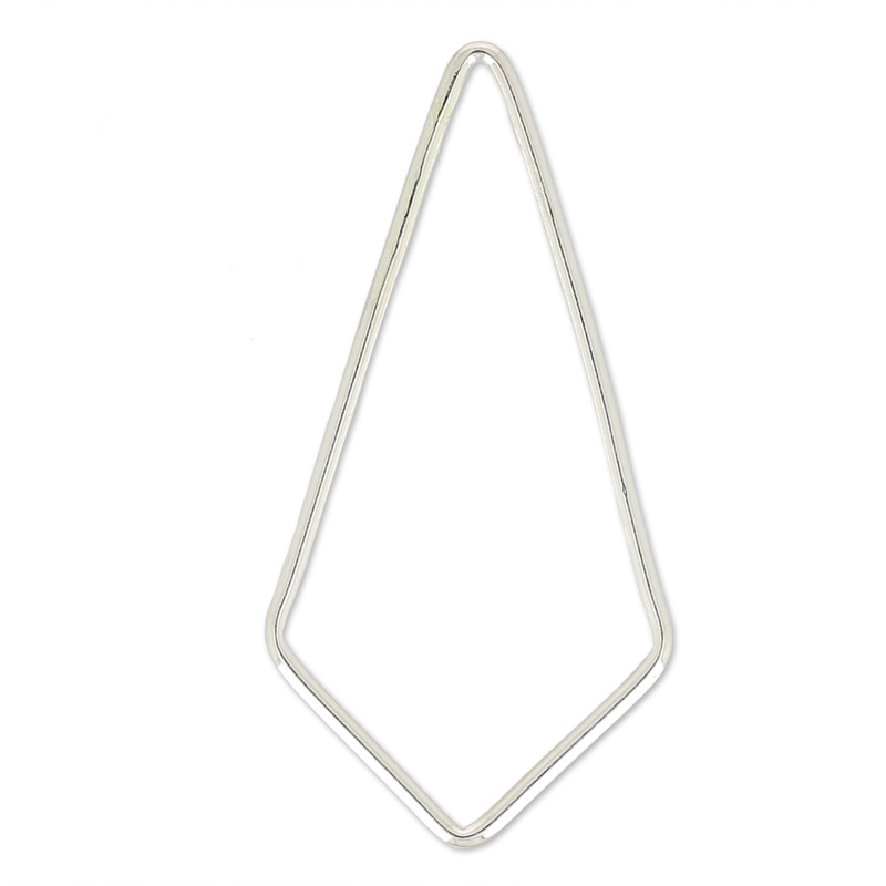 925 Sterling Silver Diamond spacer 35 mm x1 - Perles & Co