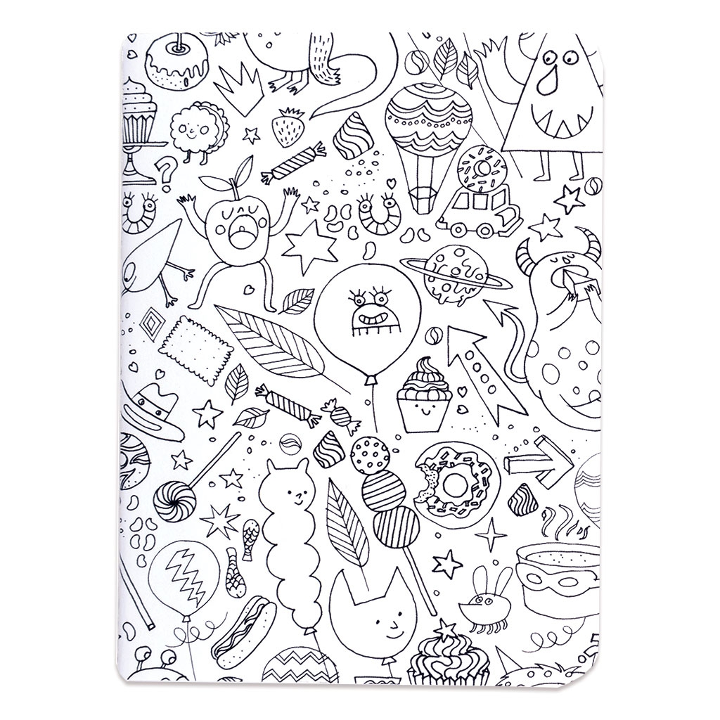 Notebook Paper Coloring Page