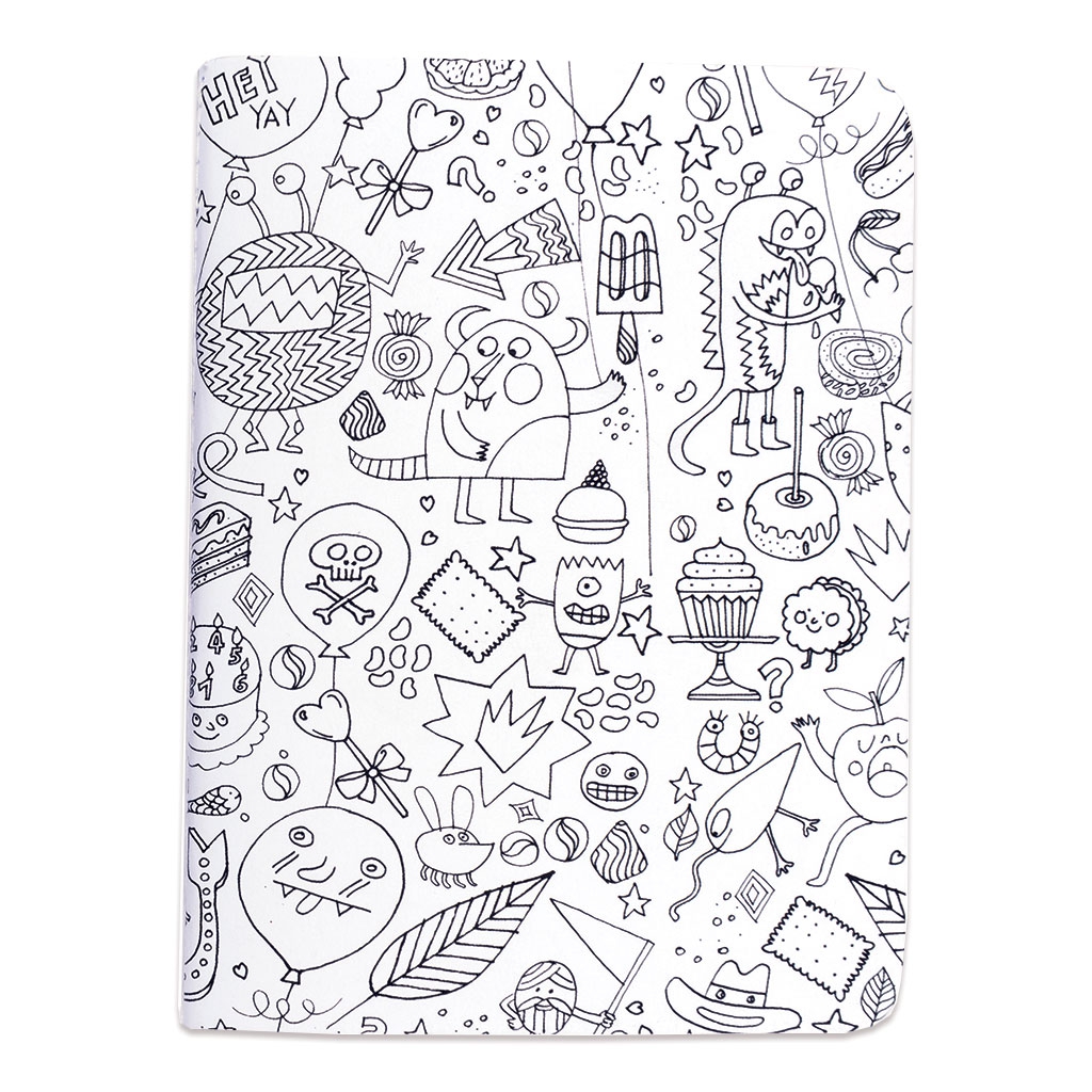 Notebook Paper Coloring Page