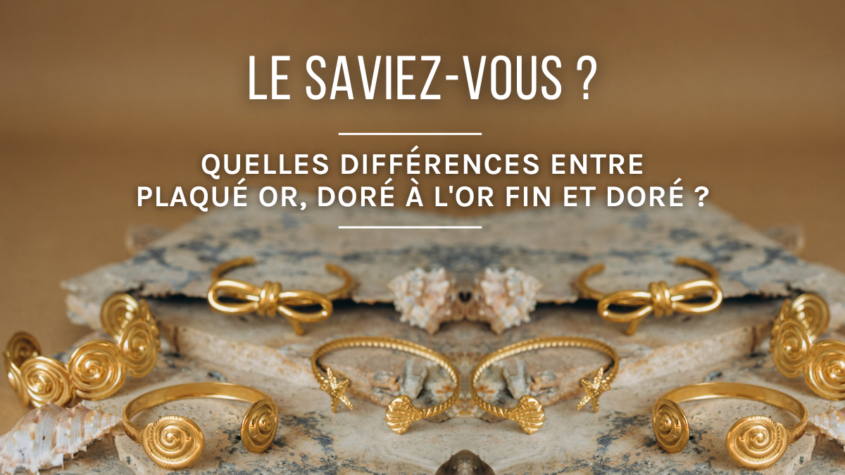 Differences between Gold Plated - Gilded with fine gold - Gilded