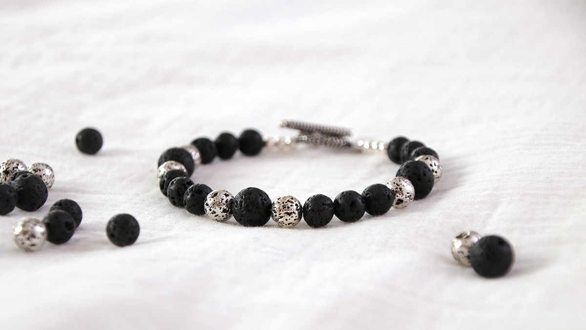 Lava Stone Bracelet