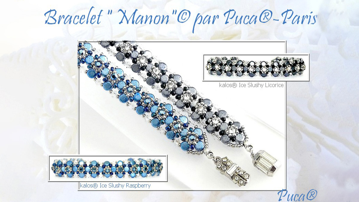 Manon bracelet in Kalos beads by Puca