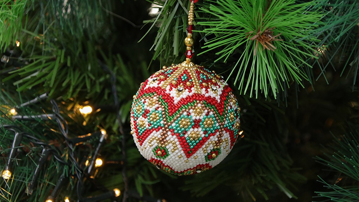 Beaded Christmas Bauble Patterns